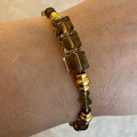 Alex and Ani | Jewelry | Alex And Ani Swarovski Beaded Bracelet | Poshmark